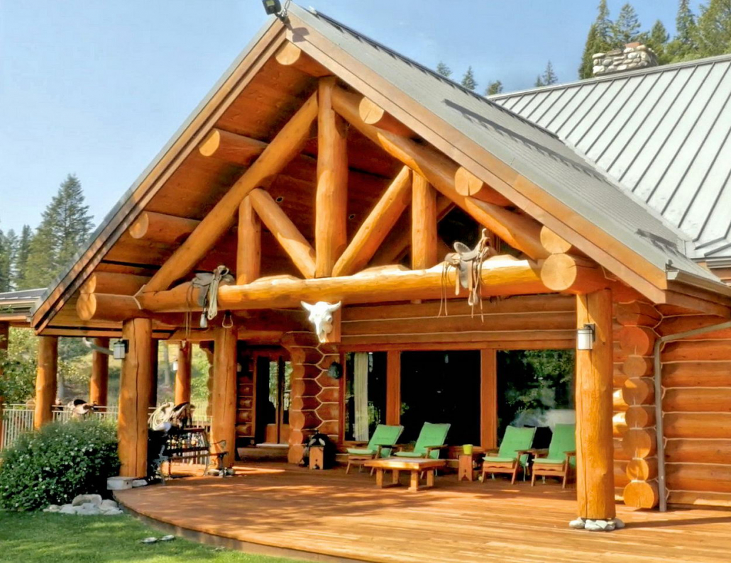 Log Home Wilderness Retreat - Log Homes, Cabins, Lodge, Canada, USA